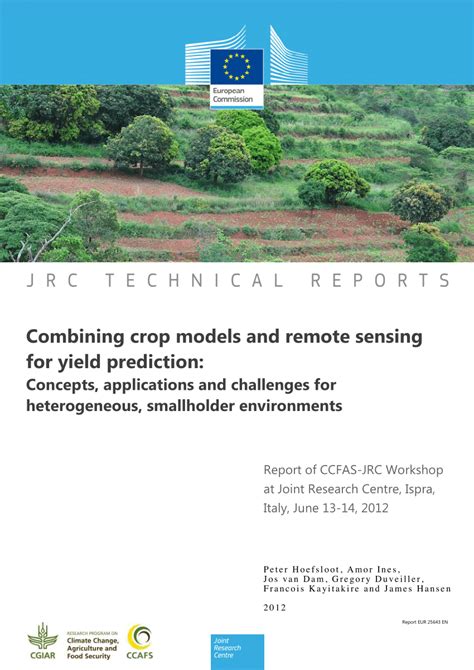 Pdf Regional Crop Simulation Modelling For Yield Prediction Using