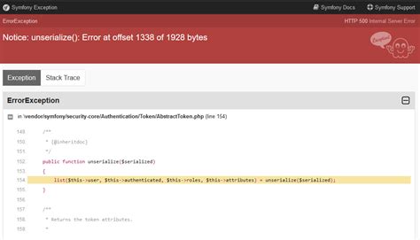 Possible Issue With Unserialize In Php 73 · Issue 29459 · Symfony