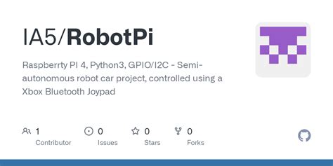 GitHub IA RobotPi Raspberrty PI Python GPIO I C Semi Autonomous Robot Car Project