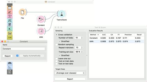 Orange Data Mining Knn