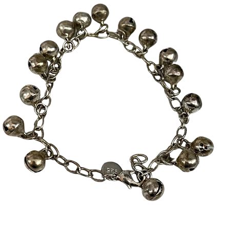 925 Silver Bell Bracelet Just Gorgeouss