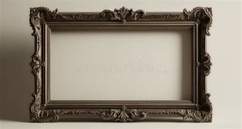 Elegant Empty Frame Ready For A Masterpiece Stock Illustration Illustration Of Square