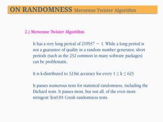 Python Programming IX On Randomness PPT