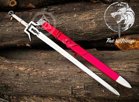 Witcher Ciri Sword And Geralt Of Rivia Sword Replica Steel Set Ragnar