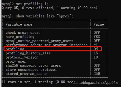 Mysql Profiling的使用与sql分析set Profiling1 Csdn博客