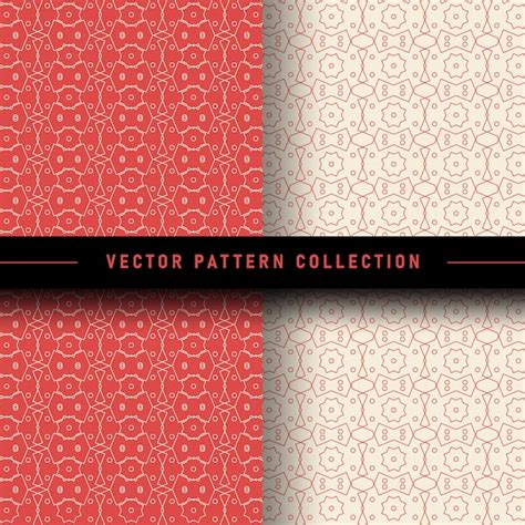 Premium Vector Set Of Geometric Pattern Collection