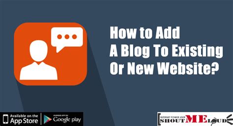 how to add a blog to an existing or a new website in 2020