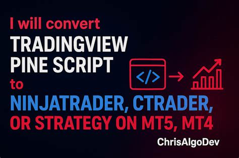 Translate Tradingview Pinescript To Ninjatrader Ctrader Or Strategy On