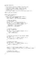 Find Largest Number Occurrence Count In Java Array Course Hero