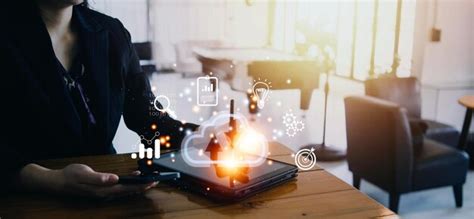 Premium Photo Man Use Laptop With Cloud Computing Diagram Show On Hand Cloud Technology Data