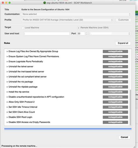 SCAP For Raspberry Pi OS Issue OpenSCAP Scap Workbench GitHub