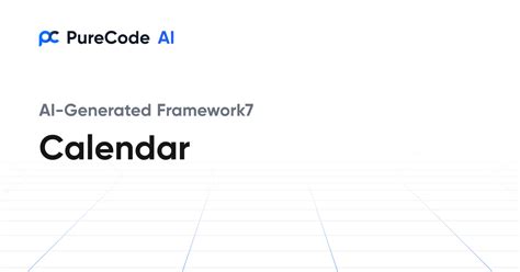 Build Great Framework7 Calendar Components Faster Using Ai Tools