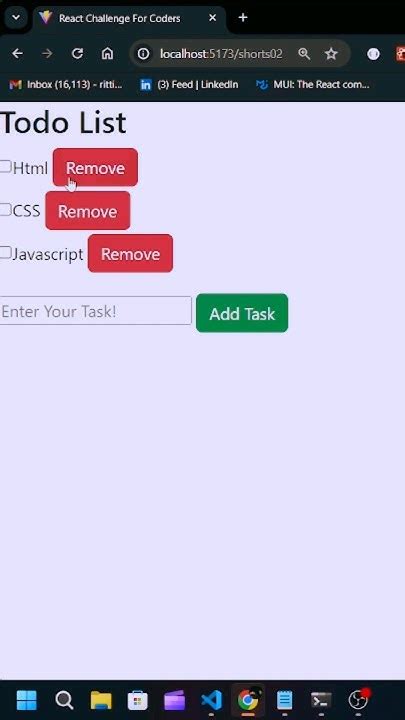 React Js Coding Practice 2 Shorts Youtubeshorts Trending Coding