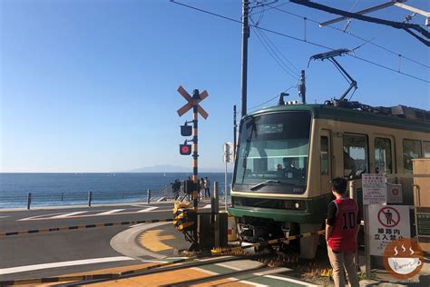鎌倉高校前站 鎌倉景點，灌籃高手平交道經典動畫場景巡禮 交通方式 拍照攻略 江之電 湘南海岸