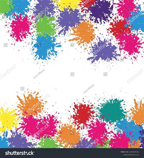 Splatter Color Background Illustration Vector Design Stock Vector Royalty Free 2193639313