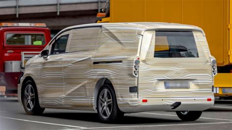 Mercedes Teases Electric Van Ea Prototype As Testing Goes Underway