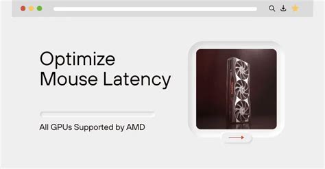 AMD Benefits Optimize Mouse Latency All GPUs Supported