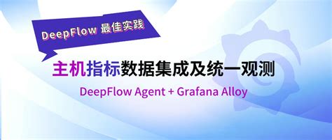 deepflow 最佳实践 —— 主机指标数据集成及统一观测 云原生 可观测性 零侵扰采集 全栈可观测 分布式追踪 ebpf wasm