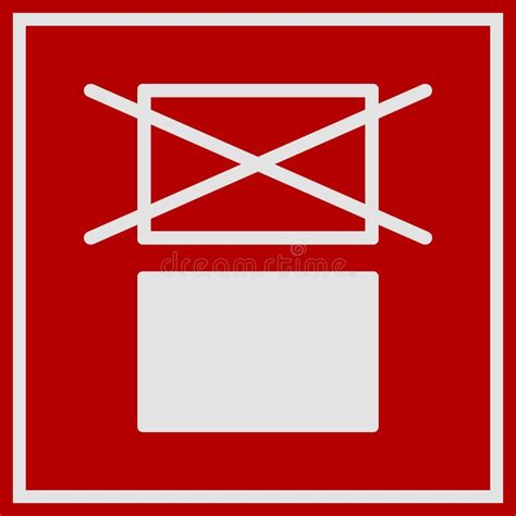 Do Not Stack Packaging Symbol Sign And Label Indicating That Items Should Not Be Stacked To