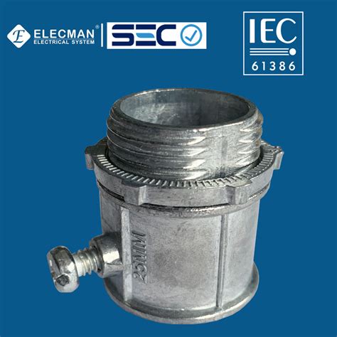 IEC EMT Terminal Adapter Mm EMT Connector Zinc EMT Conduit Connector