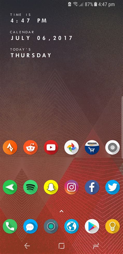 Help How Do I Decrease The Size In Between The Two Rows R Novalaunchersetups