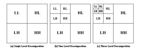dwt decomposition levels download scientific diagram