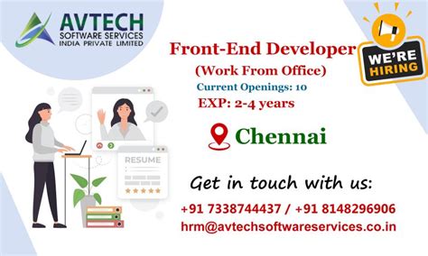 Avtech Software Services I Pvt Ltd On Linkedin Frontend Frontenddeveloper