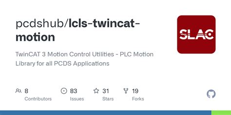 Github Pcdshub Lcls Twincat Motion Twincat 3 Motion Control Utilities Plc Motion Library