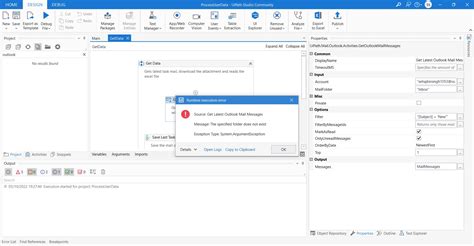 The Specified Folder Does Not Exist Systemargumentexception Activities Uipath Community Forum