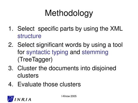ppt experiments in clustering homogeneous xml documents to validate