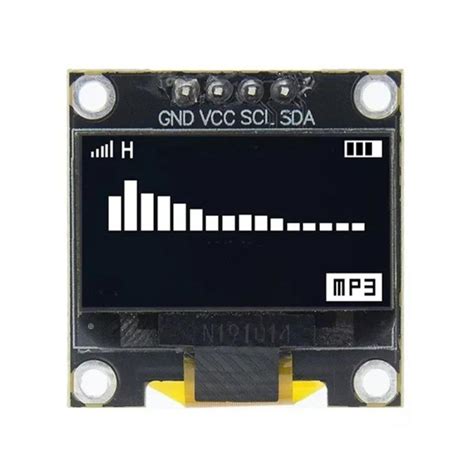 mÓdulo display oled 0 96 4 pines i2c color blanco