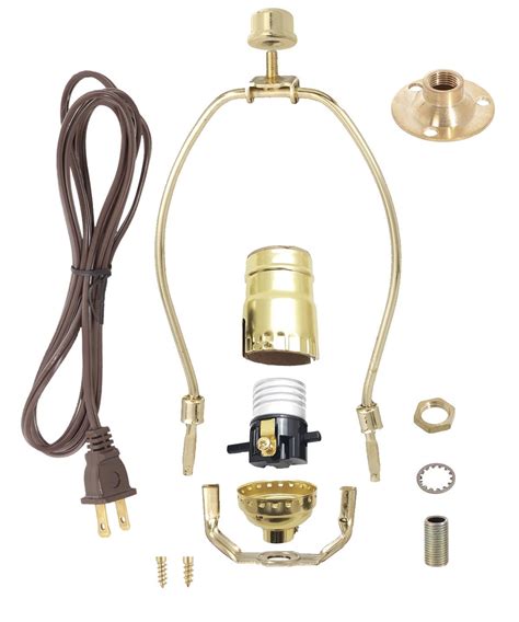 Make A Lamp Socket Kit With Brass Flange 30553f10 Antique Lamp
