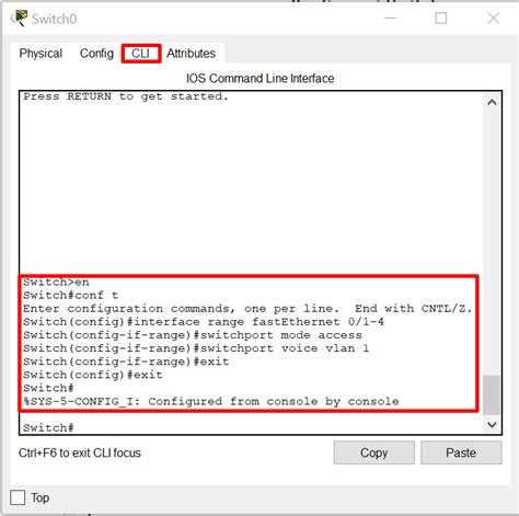VOIP DEFAULT VLAN CISCO PACKET TRACER