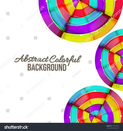 Abstract Colorful Rainbow Curve Background Design Stock Vector Royalty Free 177927575