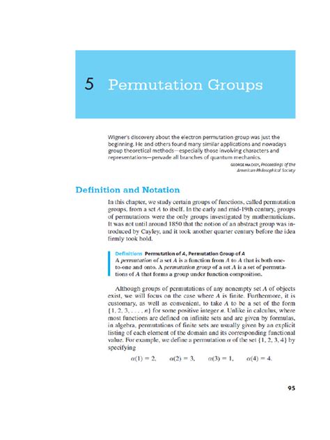 permutation groups pdf
