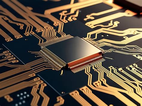 Advanced Technology Circuit Board Cpu Processor Microchip Ai