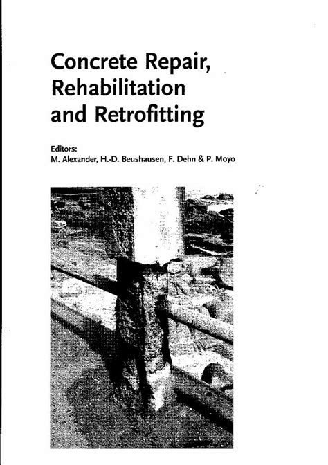 Pdf Concrete Repair Rehabilitation And Retrofitting Dokumen Tips