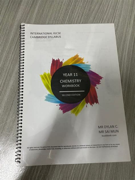 Igcse Chemistry Workbook A Hobbies And Toys Books And Magazines Textbooks On Carousell