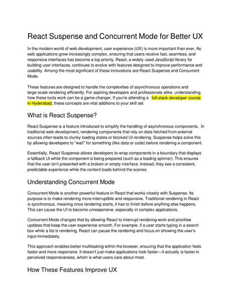 Ppt React Suspense And Concurrent Mode For Better Ux Powerpoint
