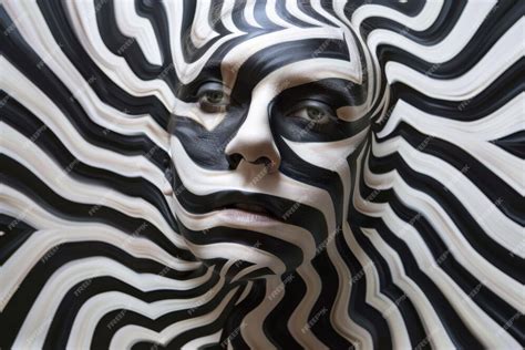 generate an optical illusion that appears to move on its own ai