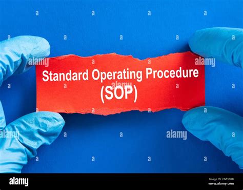 Standard Operating Procedure Hi Res Stock Photography And Images Alamy