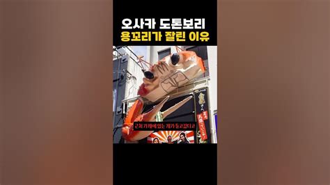 오사카 도톤보리 용꼬리가 잘린 이유 Youtube