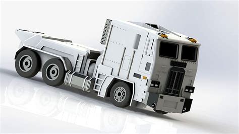 Optimus Prime Articulated Transformable 3d Model