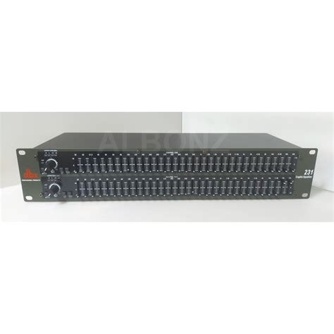 Graphic Equalizer Dbx 231s And Dbx 231 Dual 31 Band Graphic Equalizer Shopee Philippines