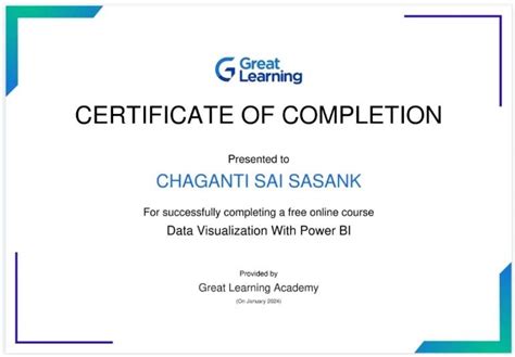 Chaganti Sai Sasank On Linkedin Datavisualizationwithpowerbi Powerbi Greatlearningacademy