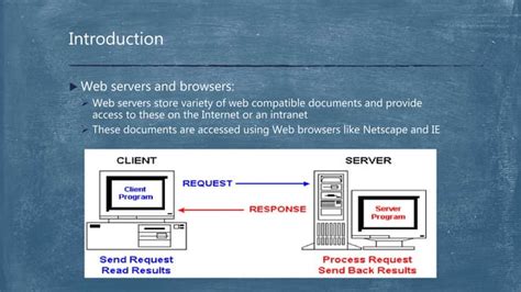 Web Browser And Web Server Pptx