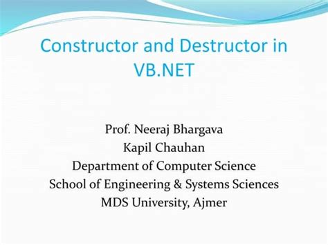 An Introduction To Constructor Ppt