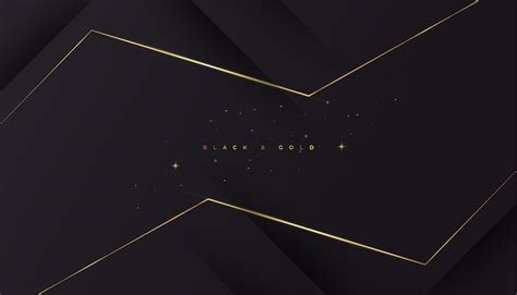 검정색과 금색 배경 무료 벡터