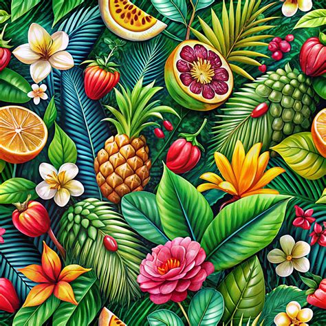 이국적인 식물의 과일은 생생한 디자인을 가지고 있습니다 자연 열렬한 이국적인 배경 일러스트 및 사진 무료 다운로드 Pngtree
