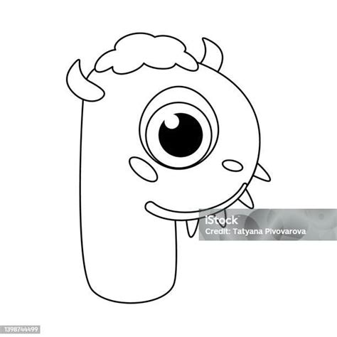 몬스터 알파벳 색칠 공부 페이지 책 재미 있고 슬픈 괴물을 가진 아이들을위한 색칠 공부 페이지 영어 알파벳 만화 캐릭터의 재미